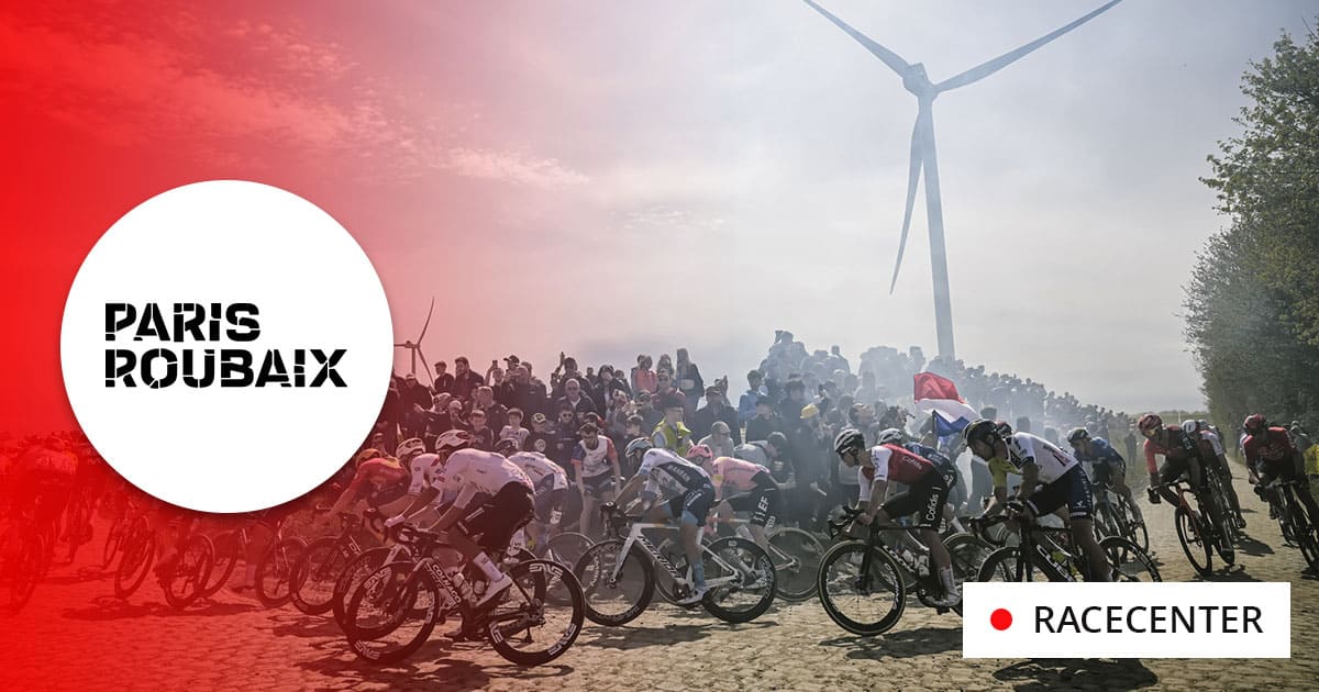 The route of the Paris Roubaix 2025